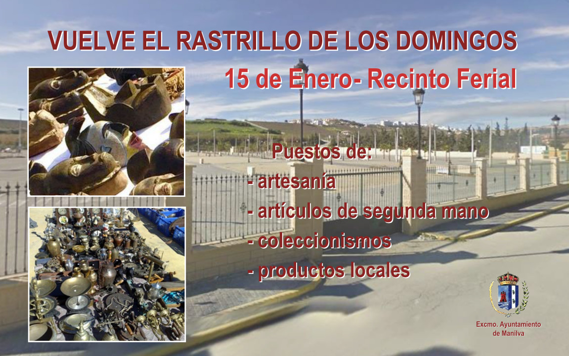 El rastrillo de los domingos volverá el 15 de enero - Ayuntamiento de ...